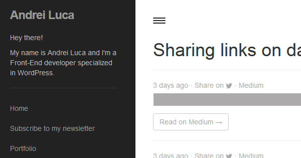 Andrei Luca – Sharing is everything